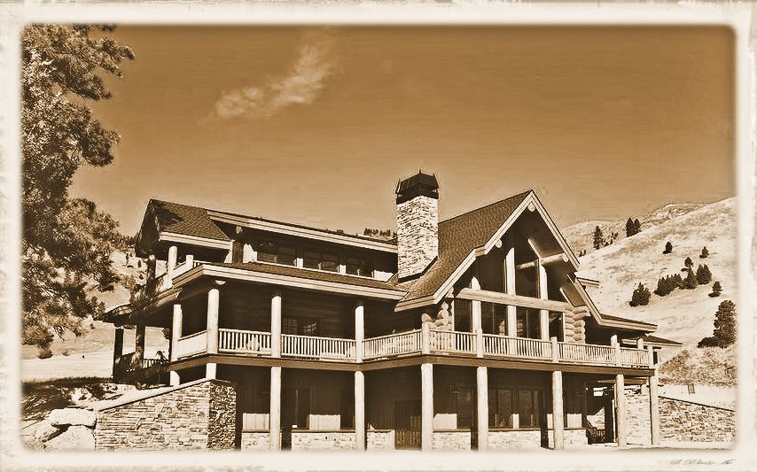 Pioneer Log Home Style | Log Cabin | Ranch House | Canada | USA